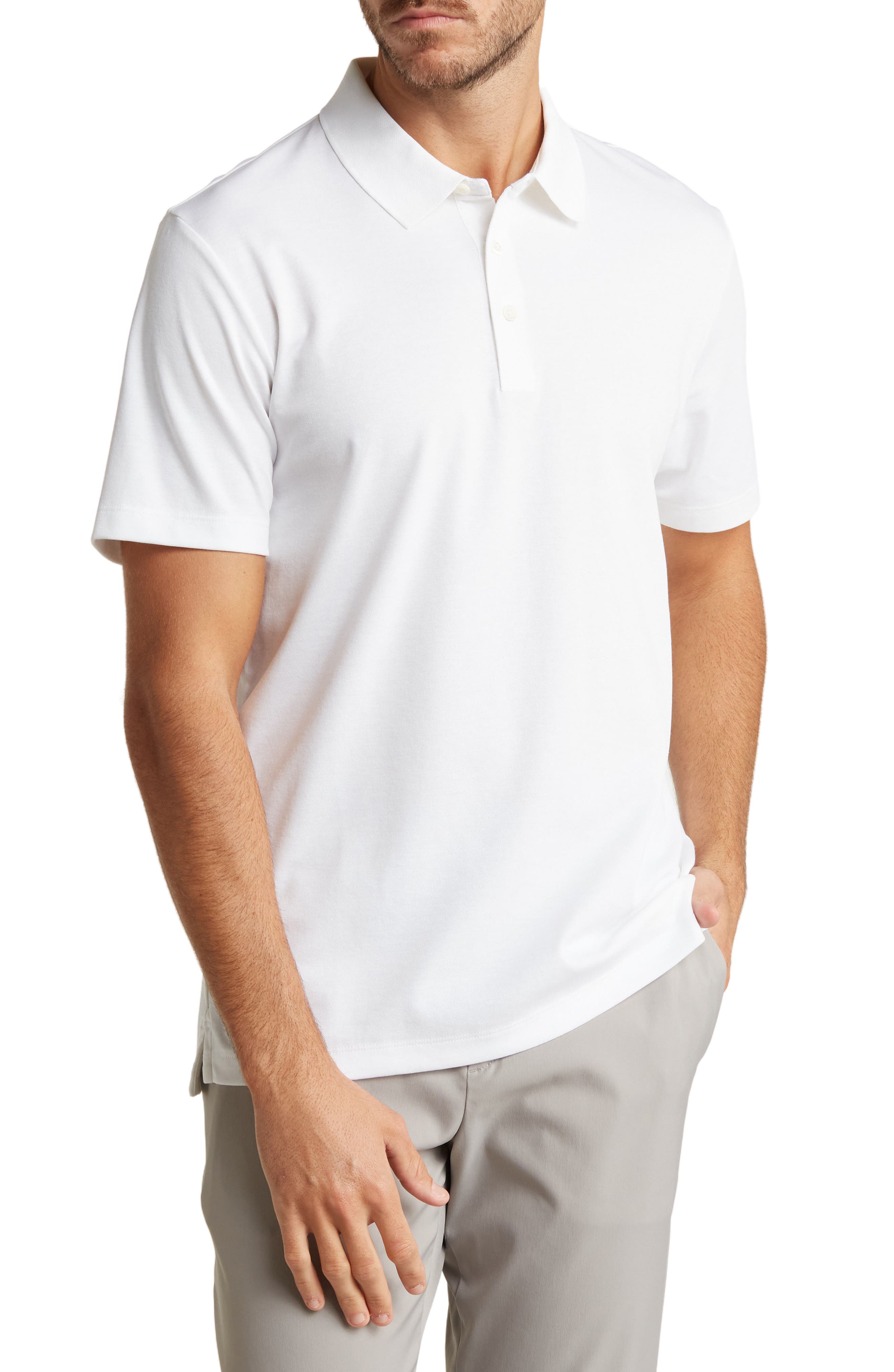 Theory Button Front Polo | Nordstromrack