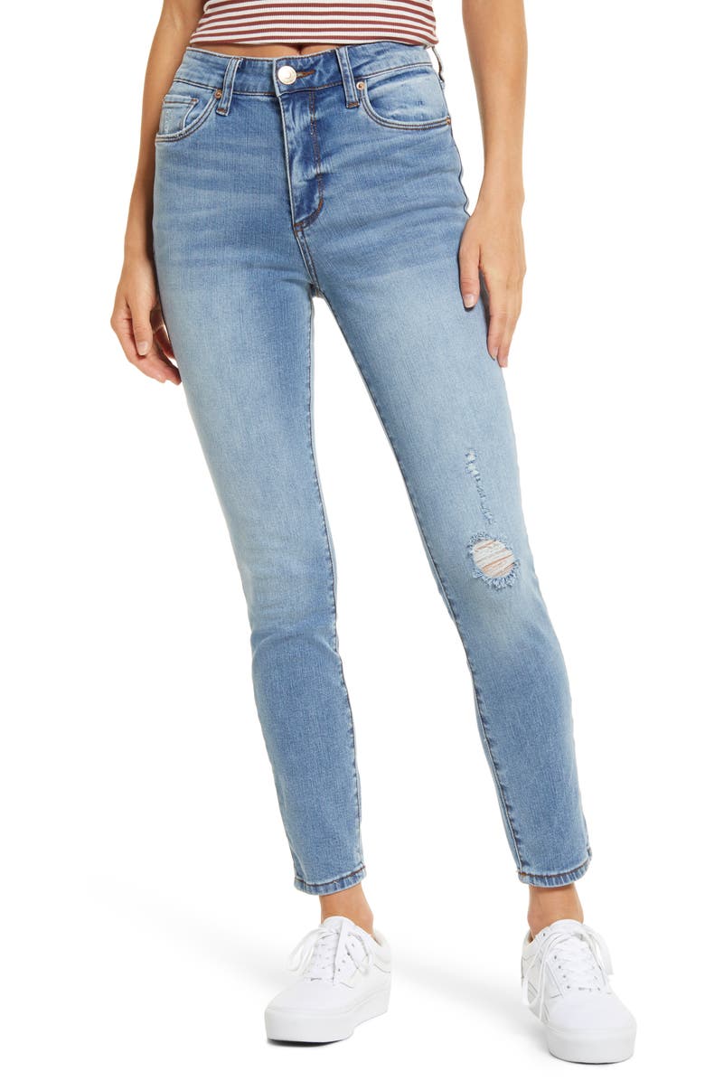 STS Blue Ellie Distressed High Waist Ankle Skinny Jeans | Nordstromrack