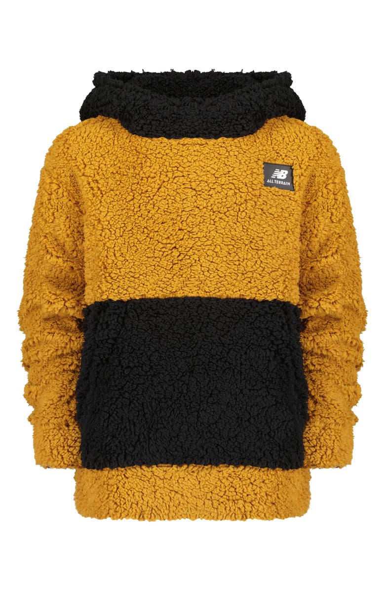 New Balance Kids' Faux Shearling Pullover Hoodie | Nordstromrack