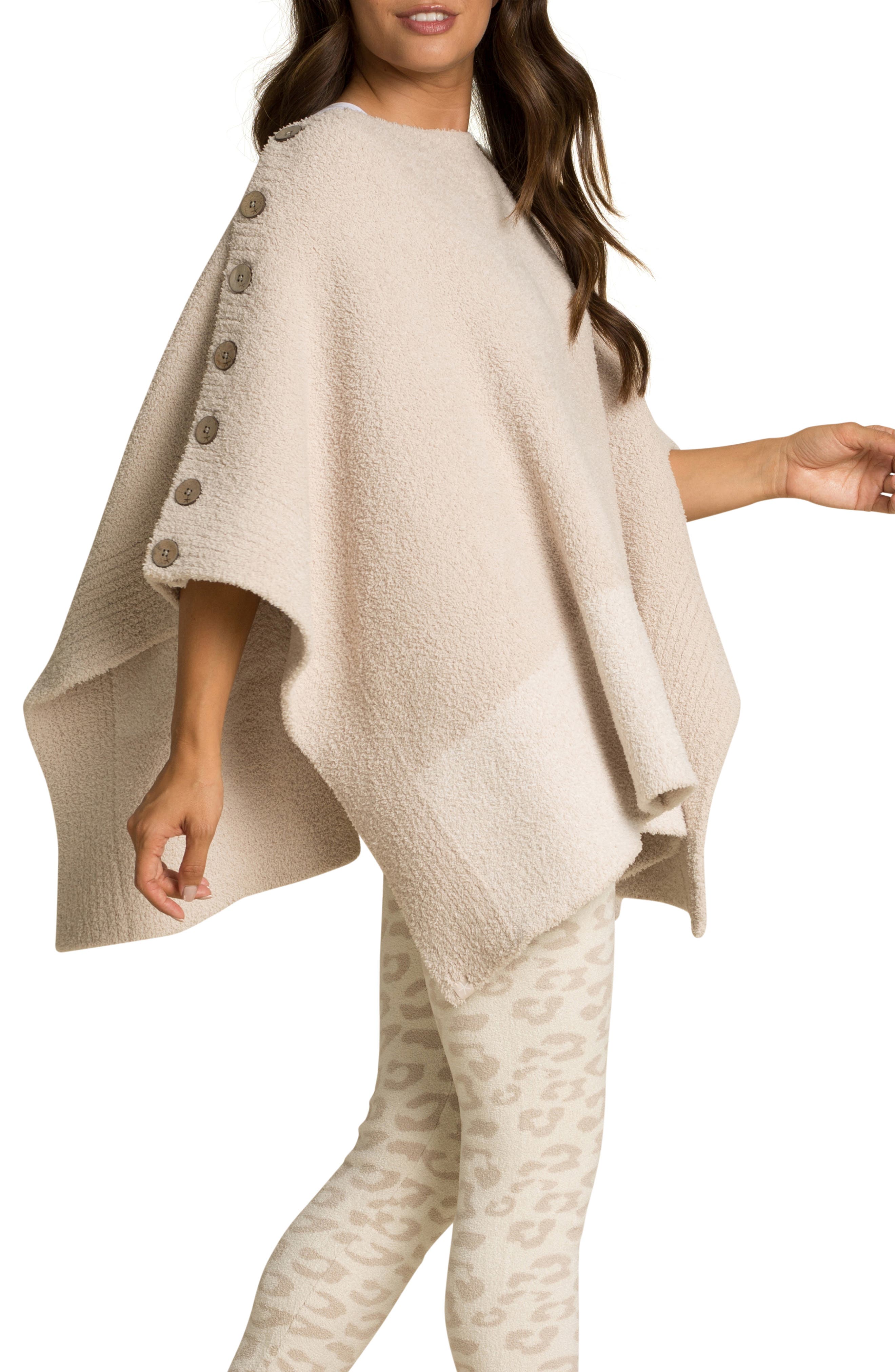 Barefoot Dreams® CozyChic™ Button Poncho | Nordstromrack