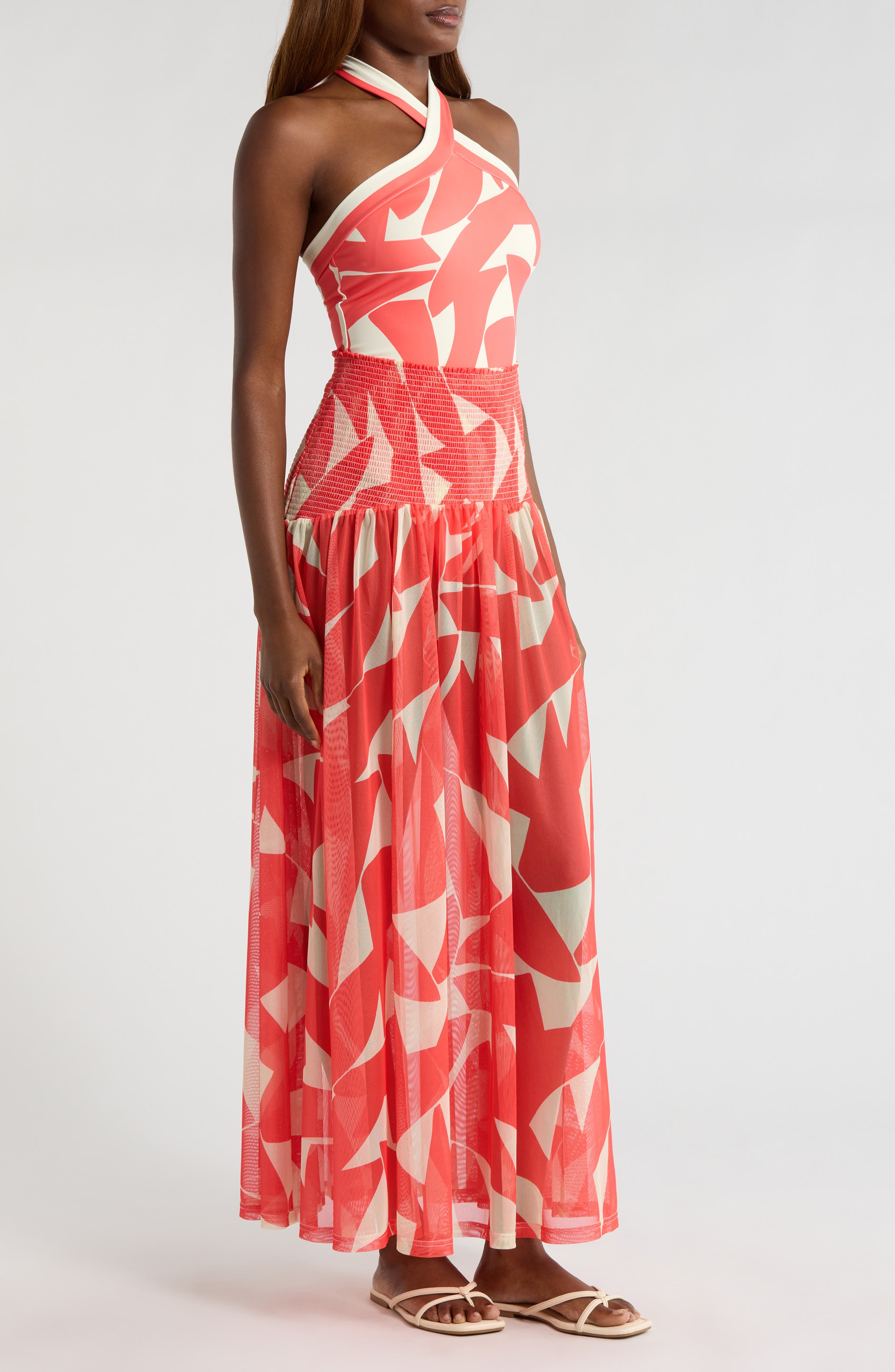 Hutch Smocked Cover-Up Maxi Skirt | Nordstromrack