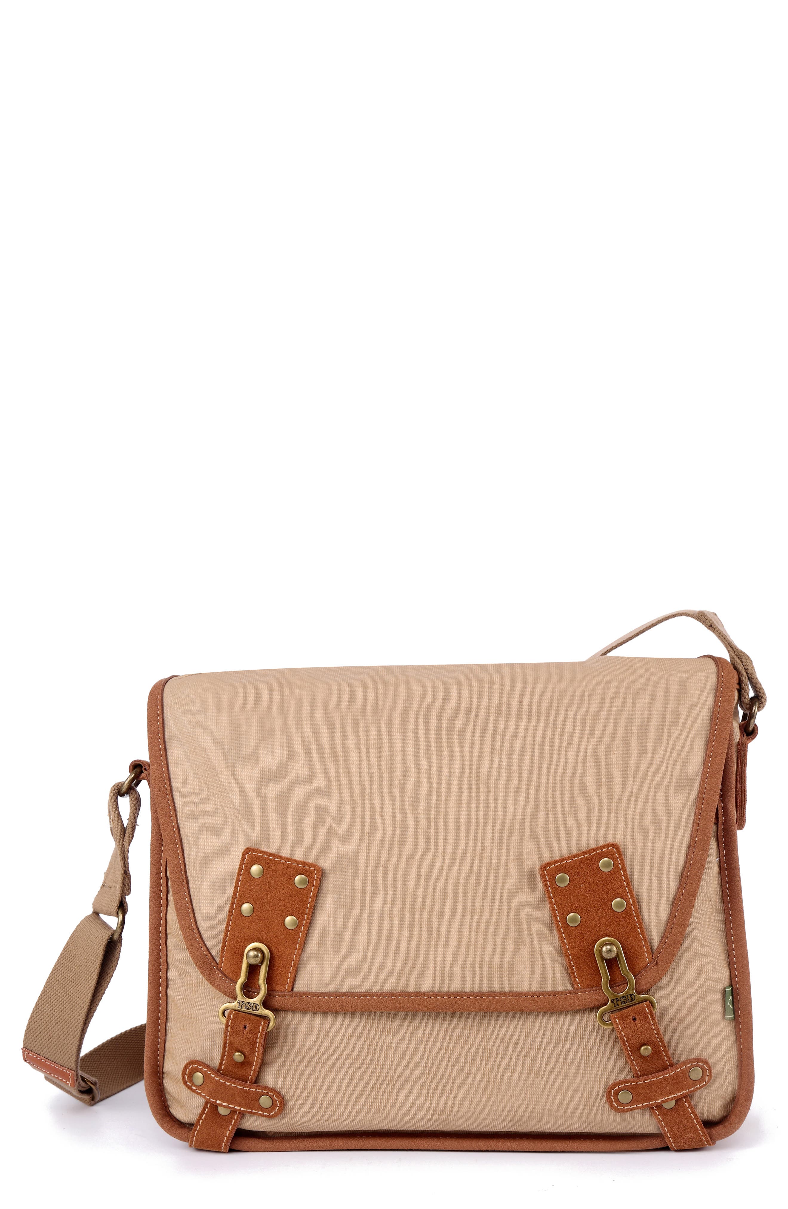THE SAME DIRECTION Dolphin Studded Messenger Bag | Nordstromrack