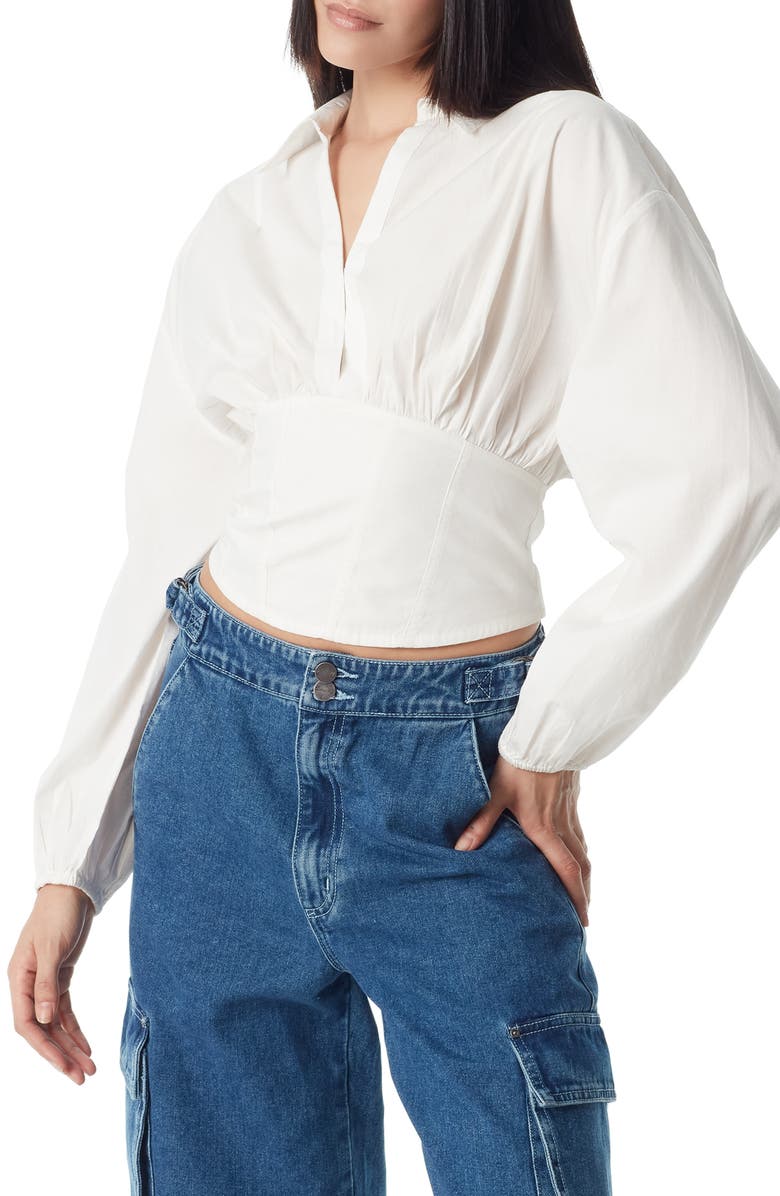 Circus NY by Sam Edelman Karla Fitted Cotton Shirt | Nordstromrack