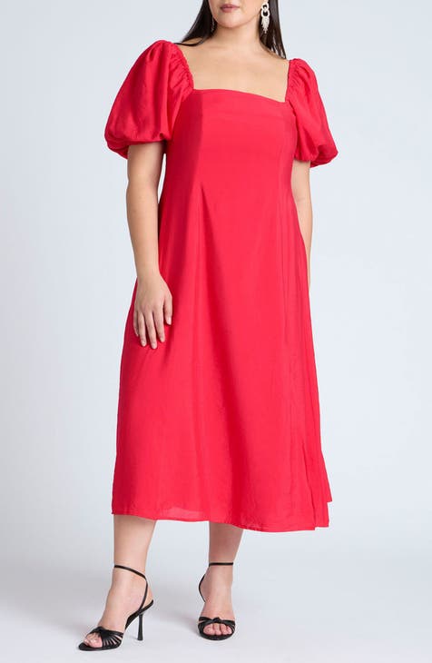 Women's Red Midi Dresses | Nordstrom