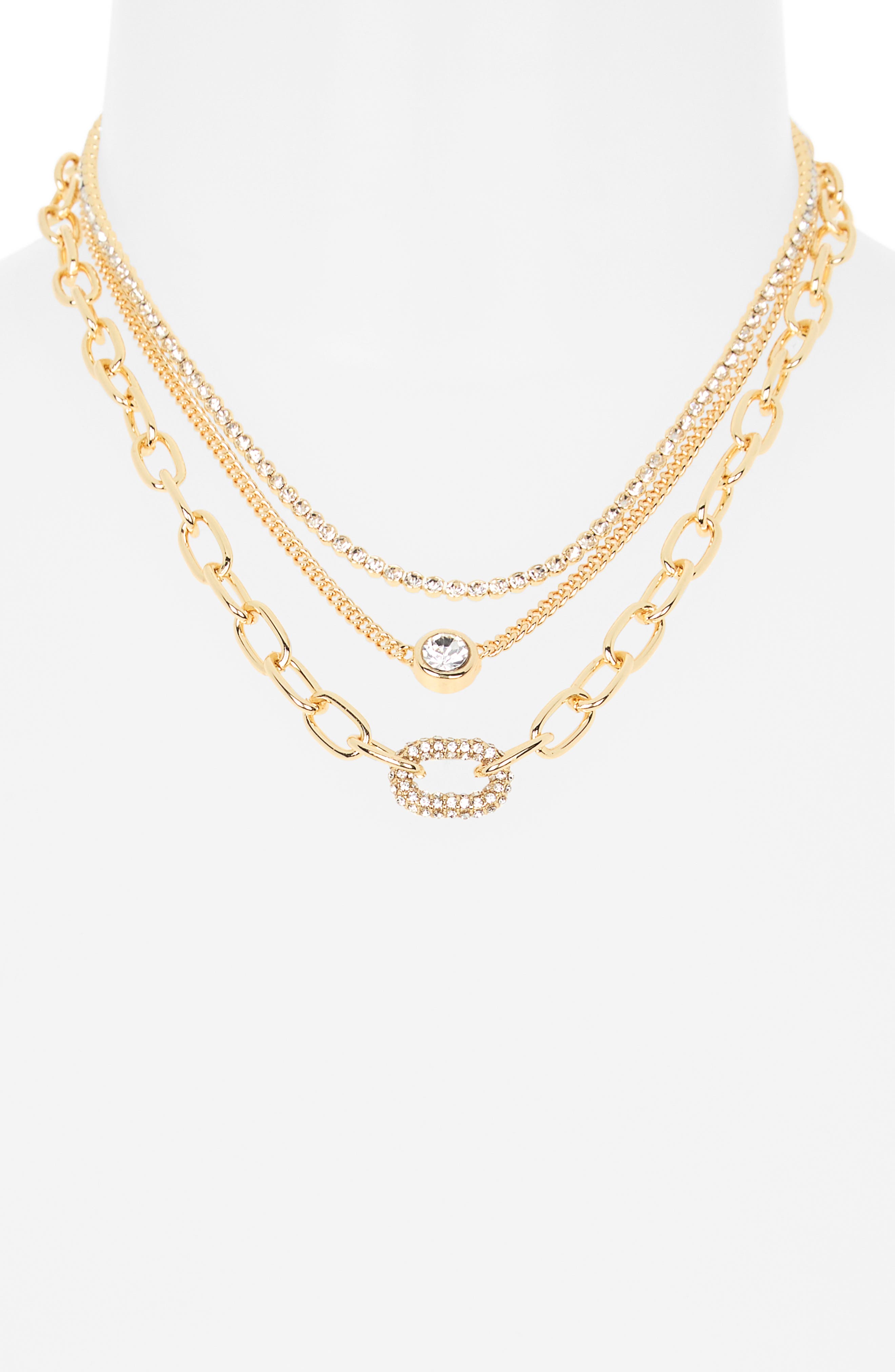 BaubleBar Set of 3 Assorted Chain Necklaces | Nordstromrack