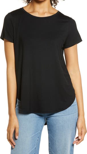 Halogen® Shirttail Hem T-Shirt | Nordstromrack