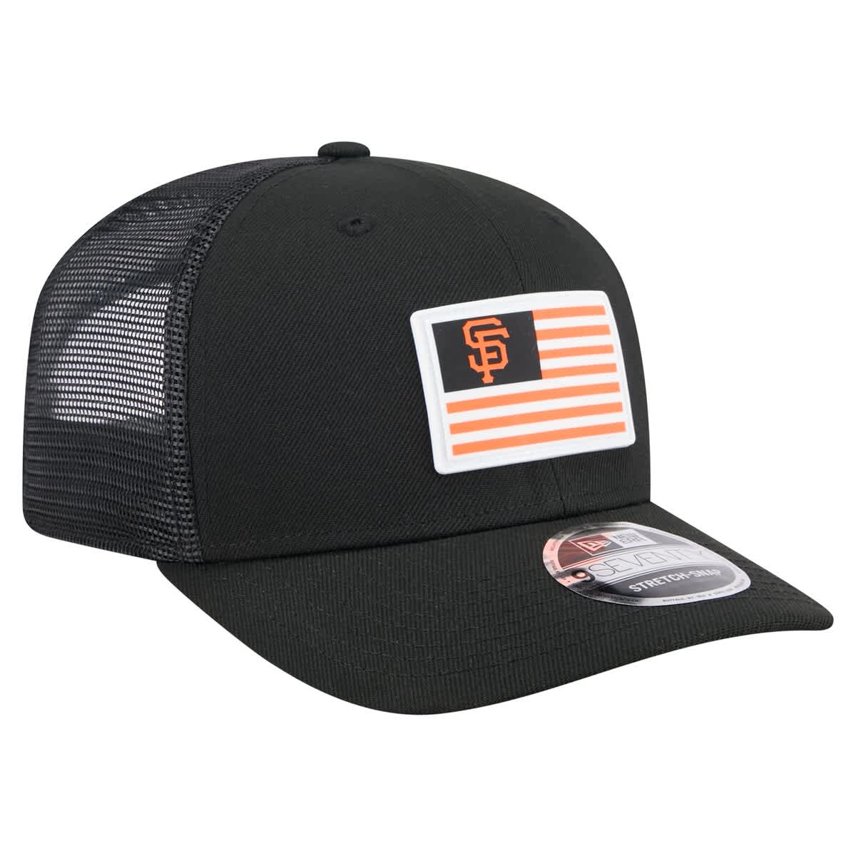New Era Men's New Era Black San Francisco Giants Flag 9SEVENTY COOLERA ...