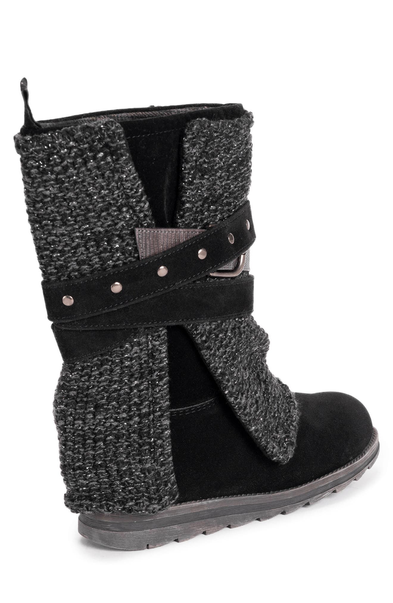 LUKEES BY MUK LUKS Sigrid Nikki Too Wrap Knit Boot | Nordstromrack