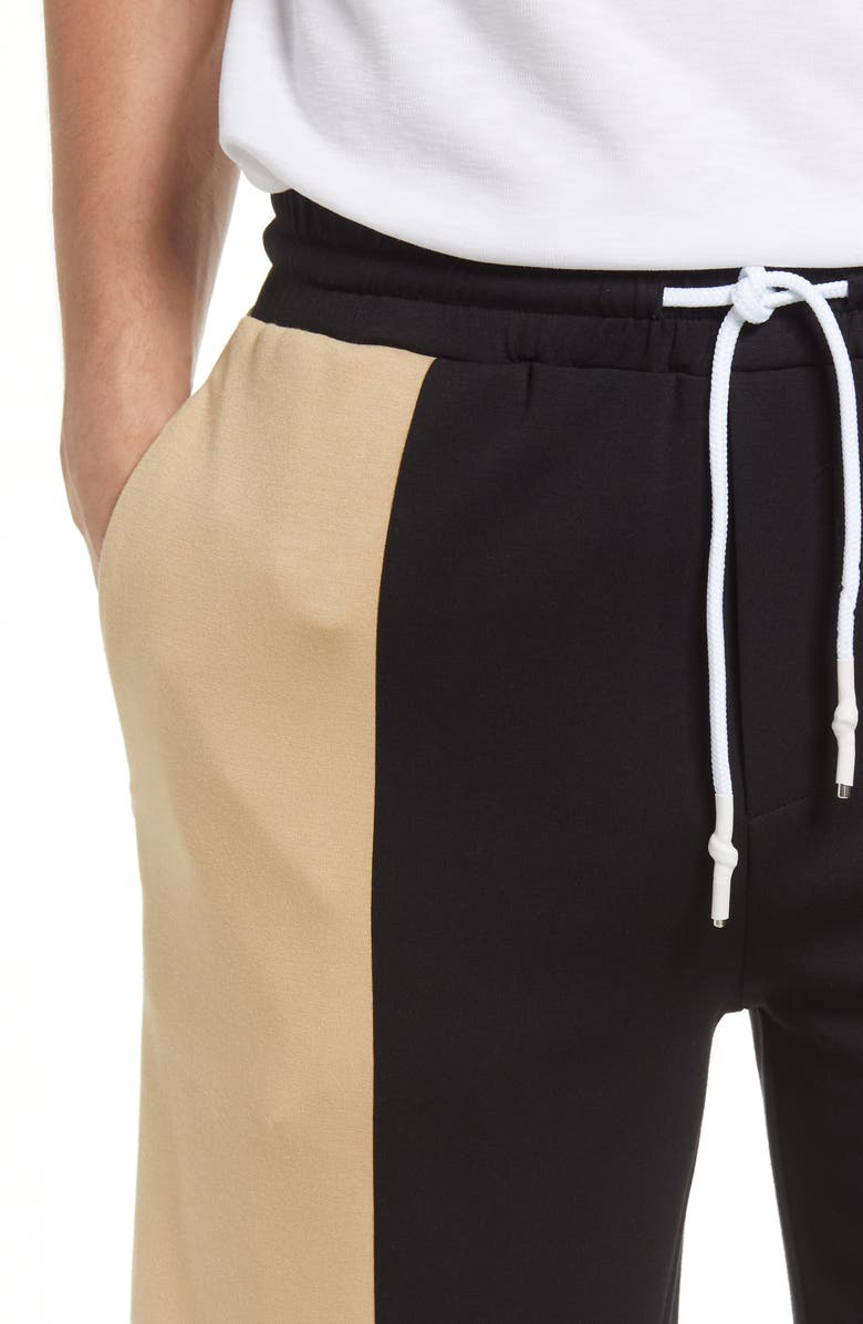 KARL LAGERFELD PARIS Kidult Colorblock Stretch Shorts | Nordstromrack