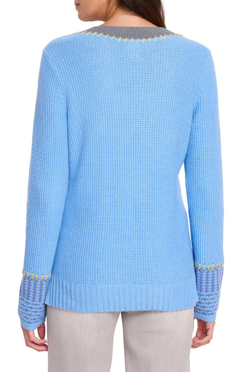 NIC+ZOE Contrast Trim Thermal Sweater | Nordstromrack