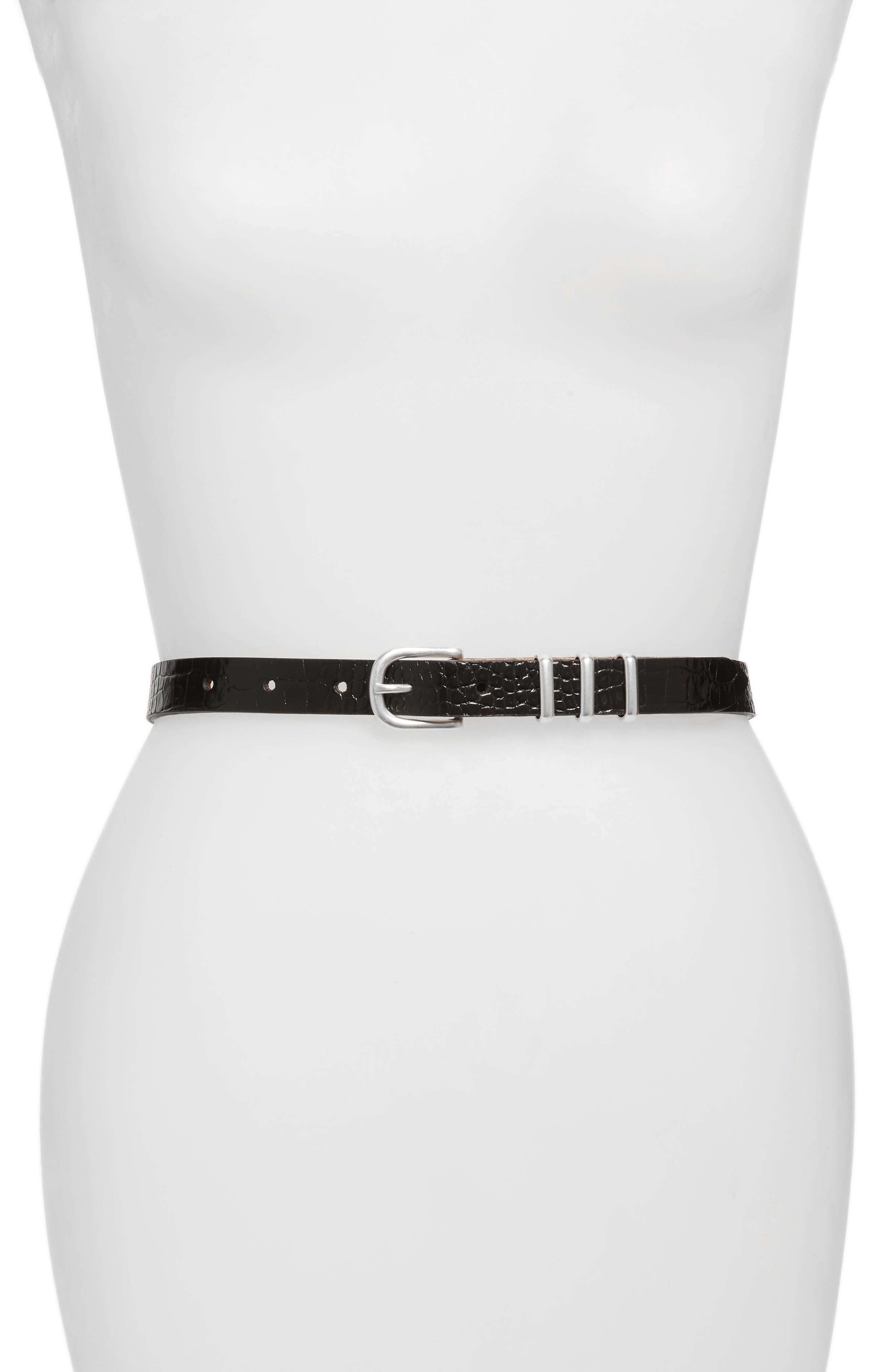 rag & bone Jet Leather Belt | Nordstrom