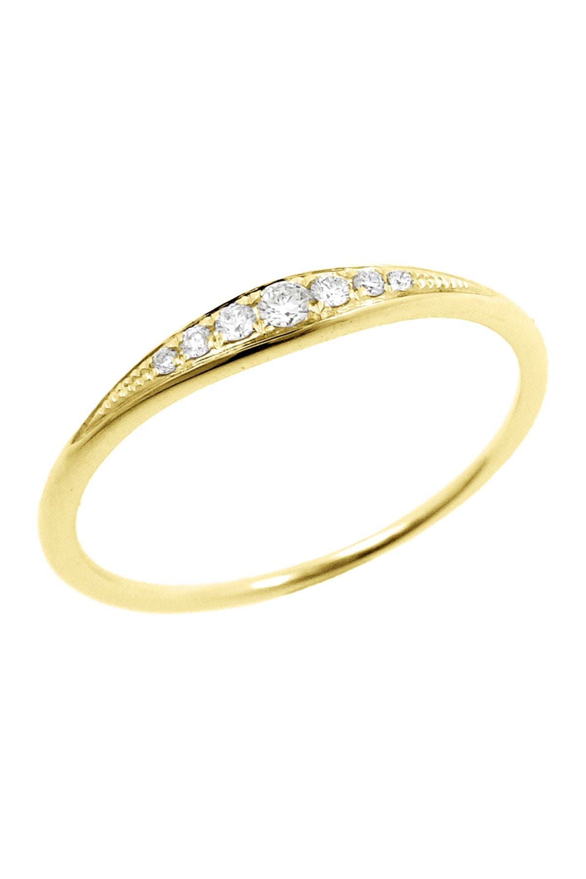 Bony Levy Icon 18K Yellow Gold Diamond Stacking Ring - 0.06 ctw ...