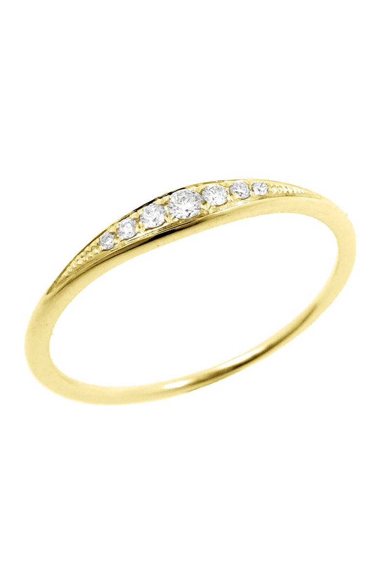 Bony Levy Icon 18K Yellow Gold Diamond Stacking Ring - 0.06 ctw ...