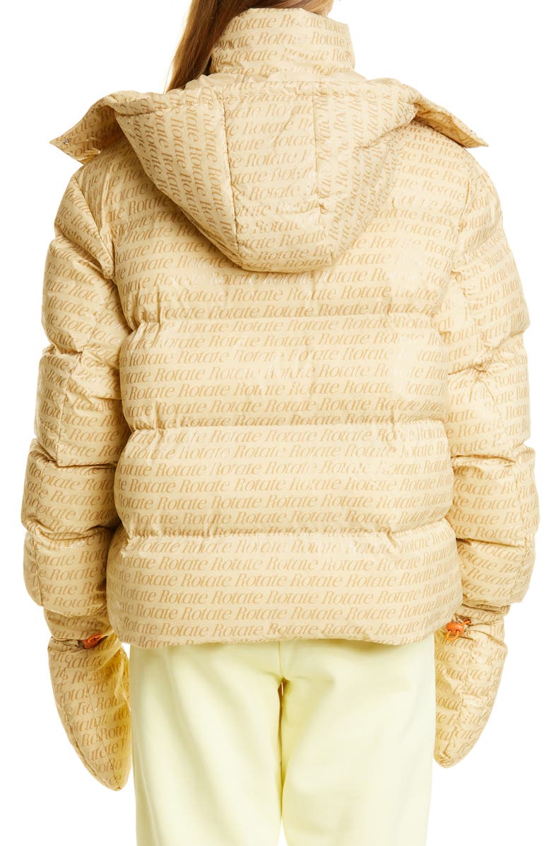ROTATE Tina Puffer Jacket with Mittens | Nordstromrack