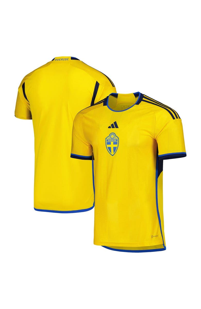 adidas Men's adidas Yellow Sweden National Team 2022/23 Home Replica ...