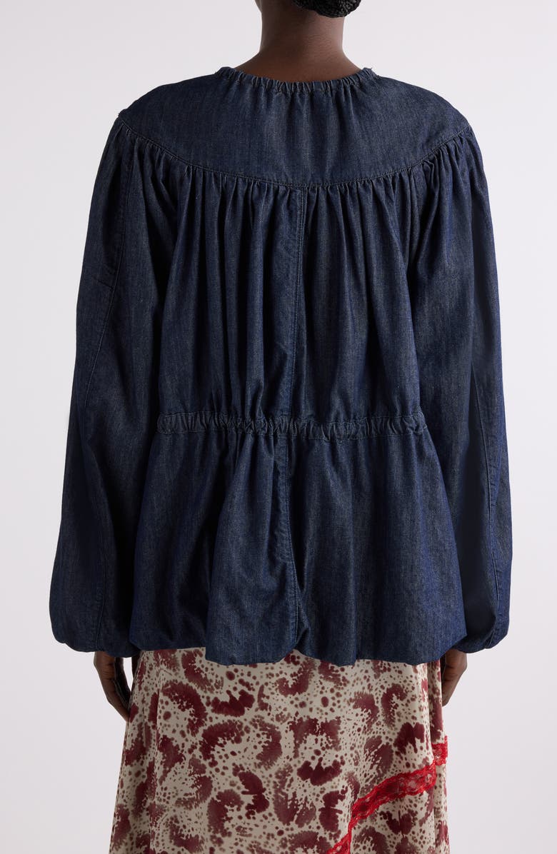Dries Van Noten Vatner Bubble Hem Denim Jacket | Nordstromrack
