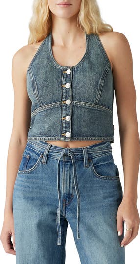 Levi's® Janeesah Halter Denim Top | Nordstromrack