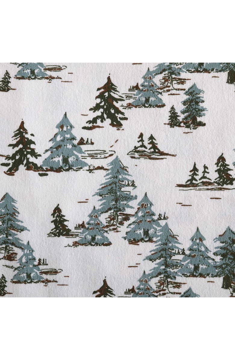 Eddie Bauer Snowy Pine Trees Cotton Flannel Sheet Set | Nordstromrack