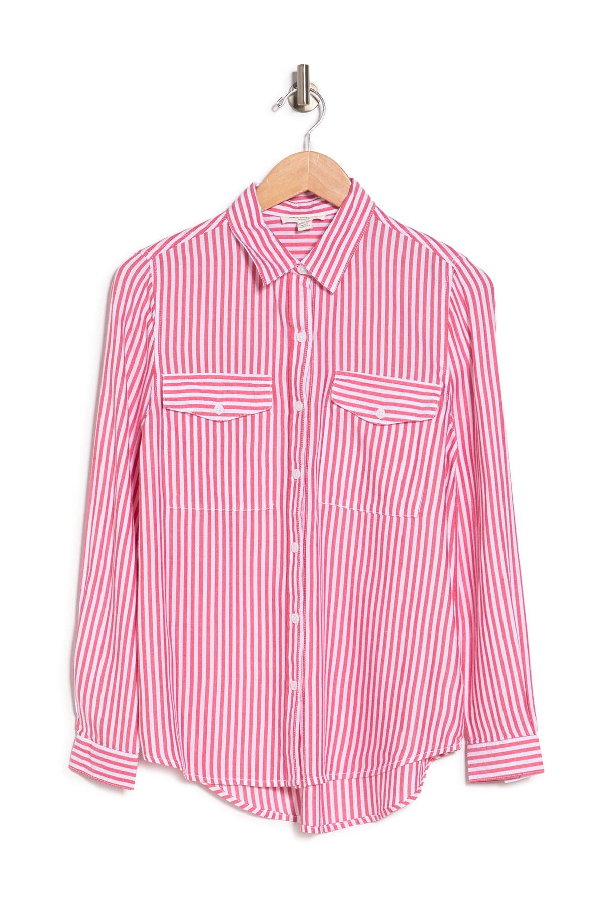 Frankie Stripe Button-Up Blouse (Women) | Nordstromrack