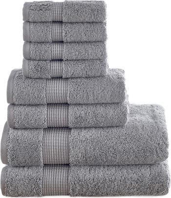 Modern Threads Manor Ridge Turkish Cotton 700 GSM 8-Piece Towel Set ...