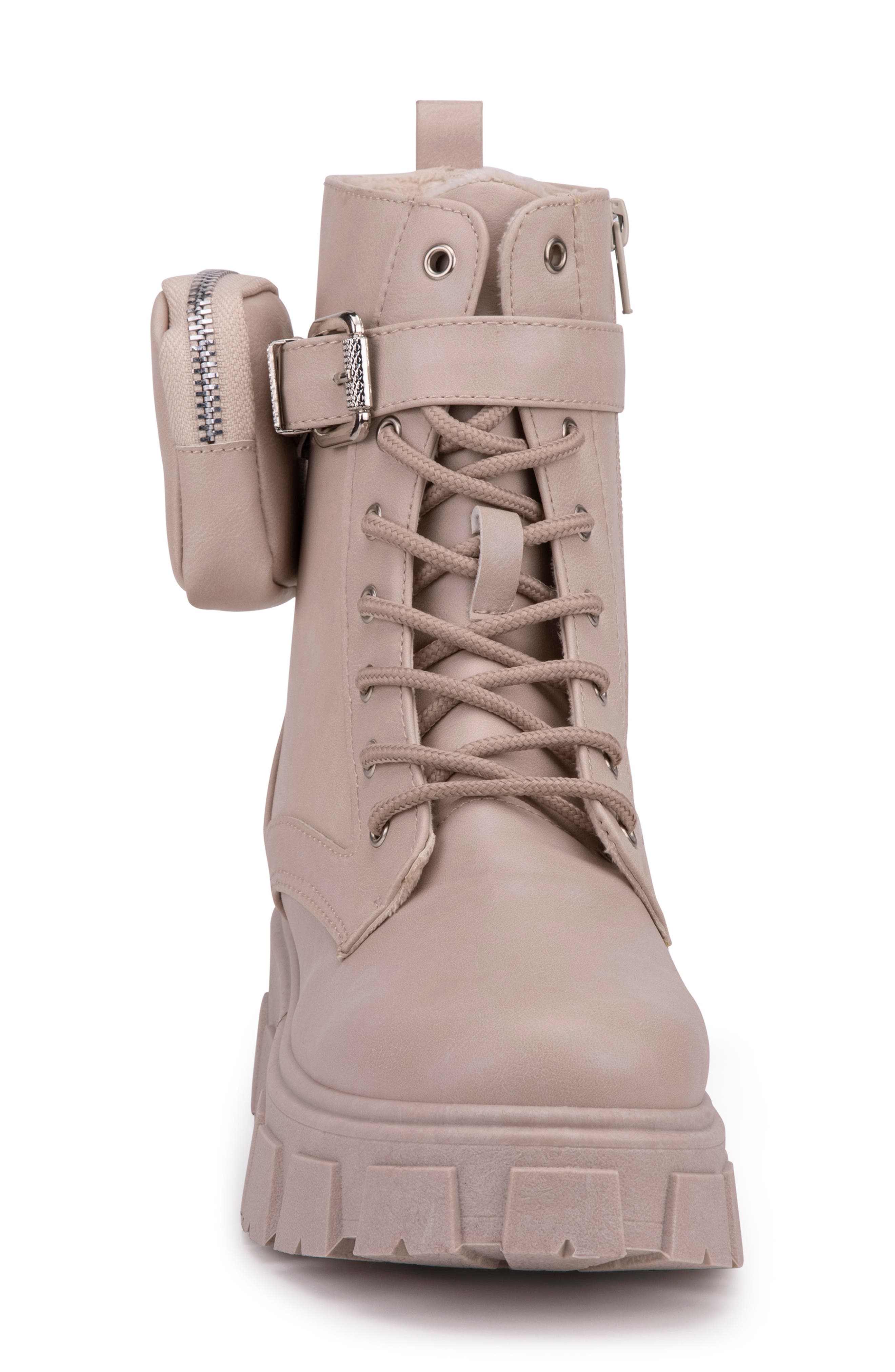 OLIVIA MILLER Autumn Pouch Lug Sole Combat Boot (Women) | Nordstromrack