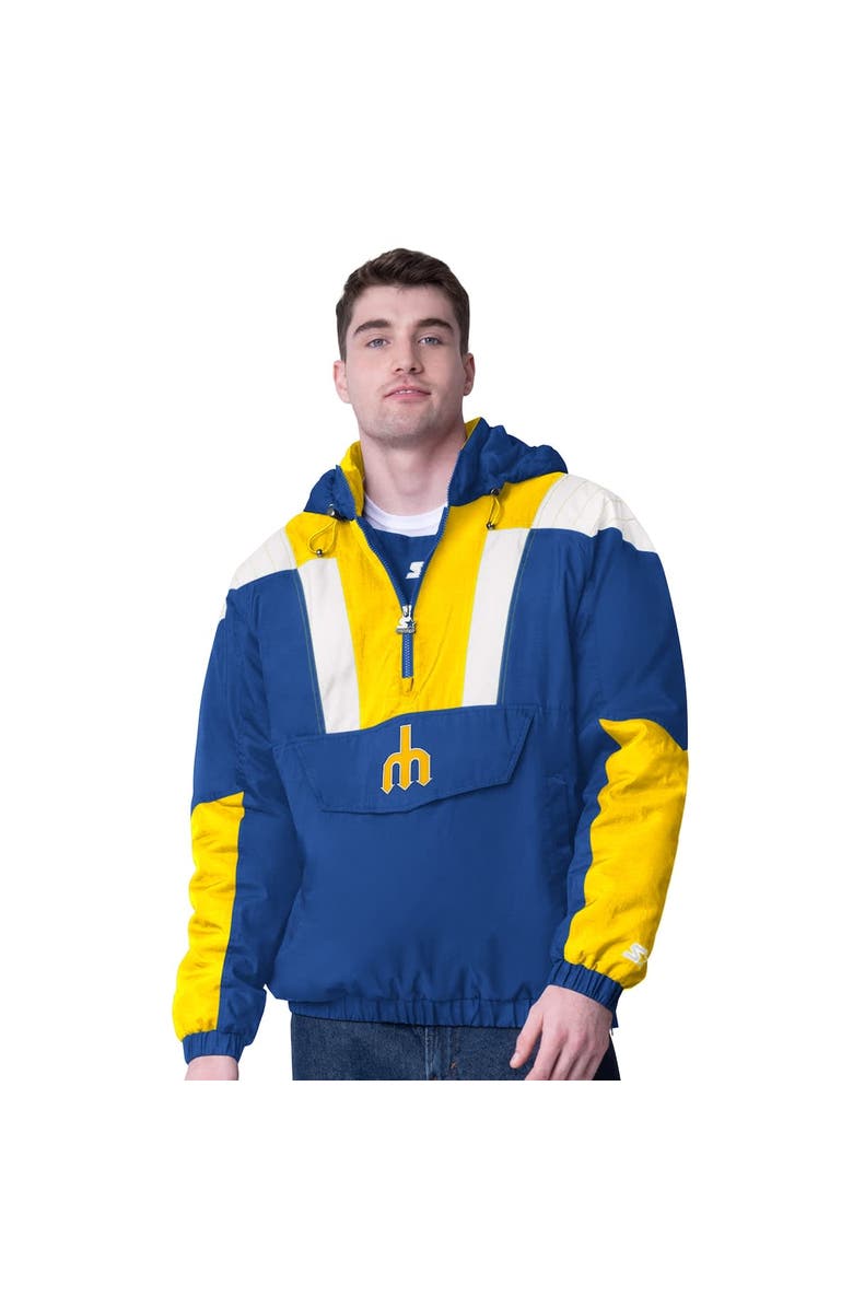 STARTER Men's Starter Navy Seattle Mariners Cooperstown Collection ...