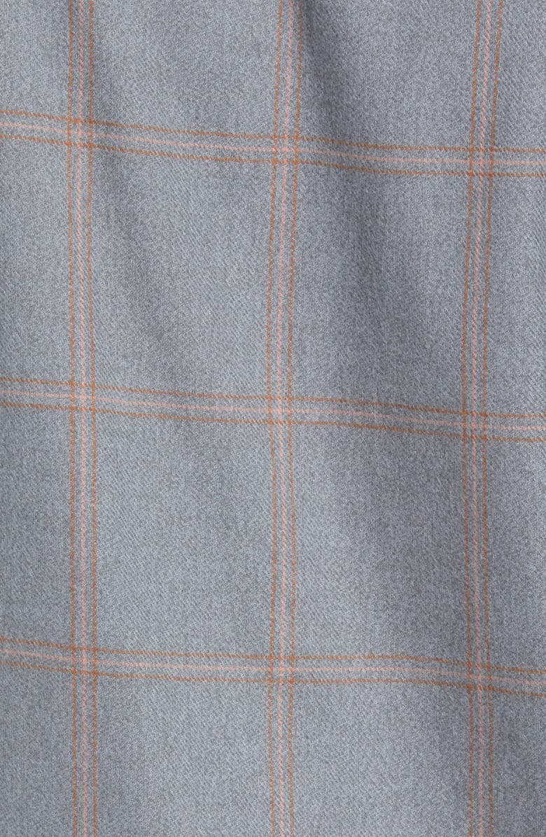 Treasure & Bond Trim Grindle Plaid Cotton Button-Up Shirt | Nordstromrack