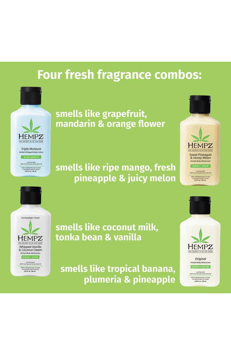 HEMPZ Sweet Treats Classics Herbal Body Moisturizer Gift Set ...