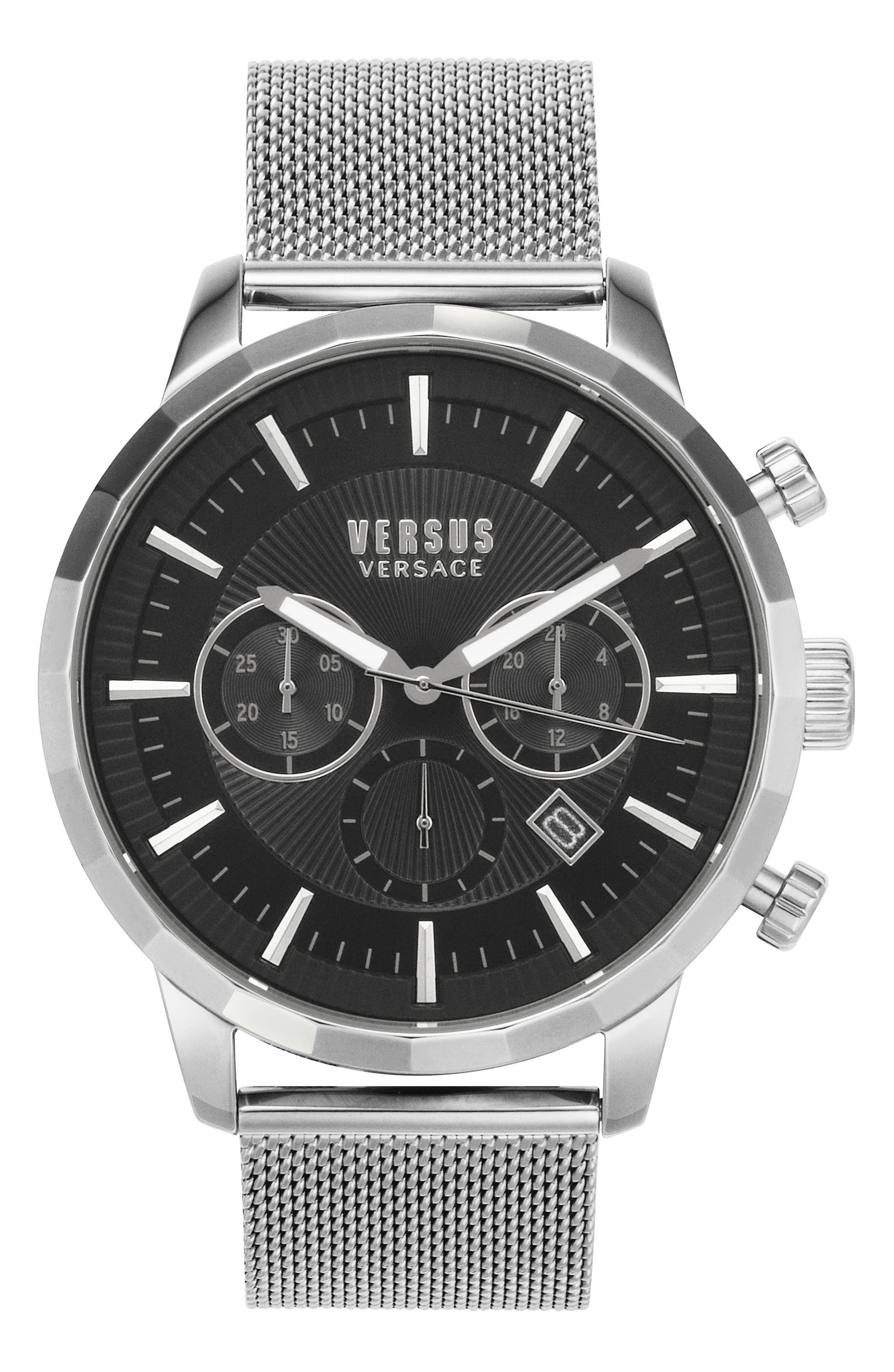 VERSUS Versace Mesh Strap Watch, 46mm | Nordstromrack