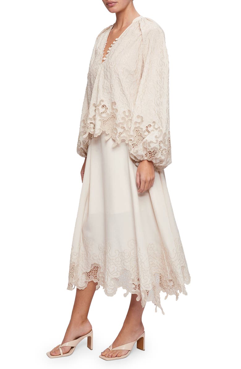 Simkhai Jaid Embroidered Eyelet Blouse | Nordstromrack