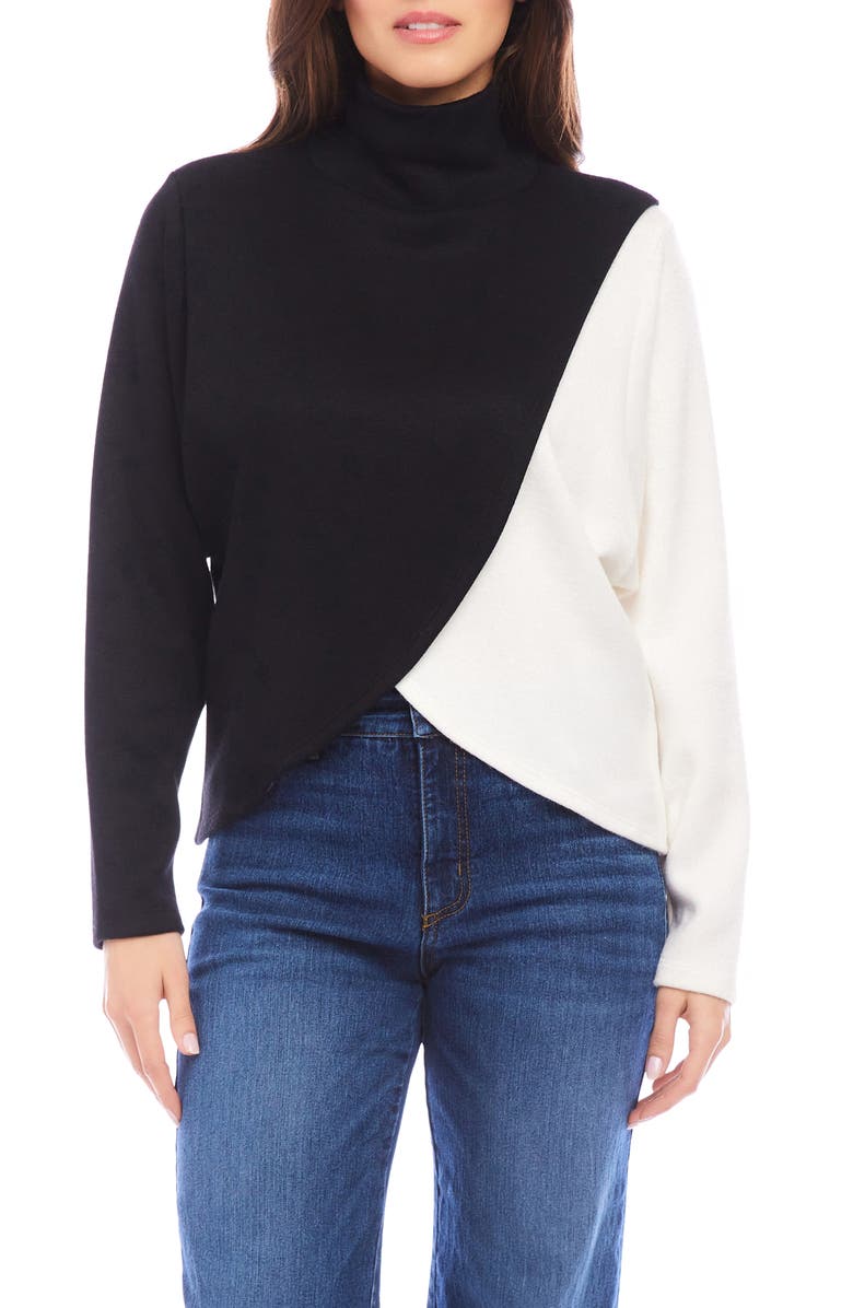 Karen Kane Colorblock Tulip Top | Nordstrom