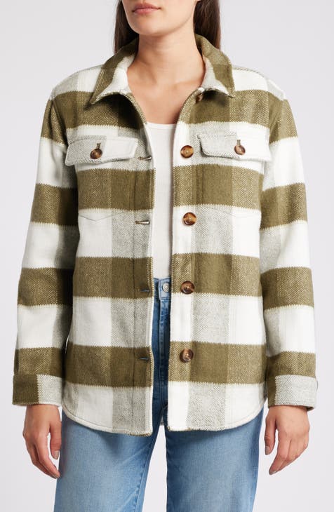 Women's Green Flannel Shirts | Nordstrom