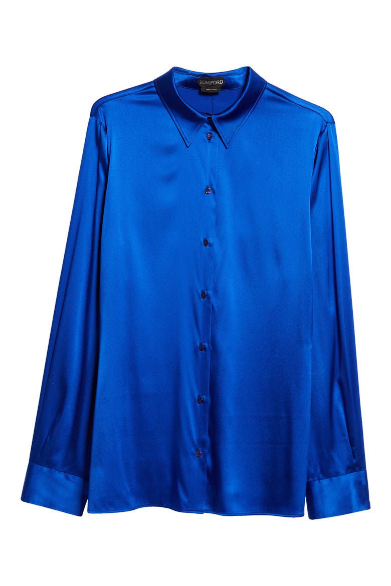 Satin Button-Up Shirt (Women) | Nordstromrack