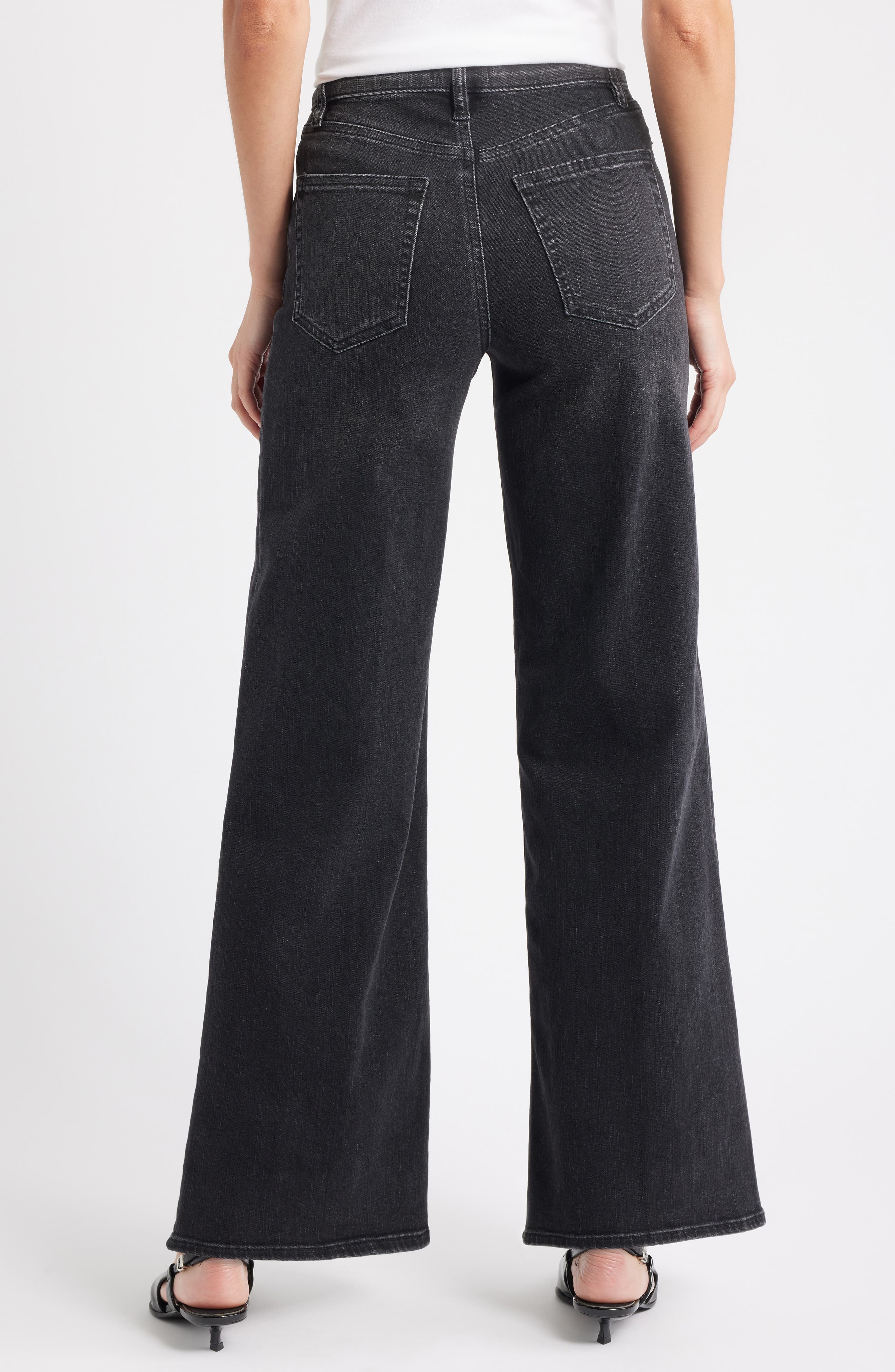 FRAME Le Slim Palazzo High Waist Wide Leg Jeans | Nordstromrack