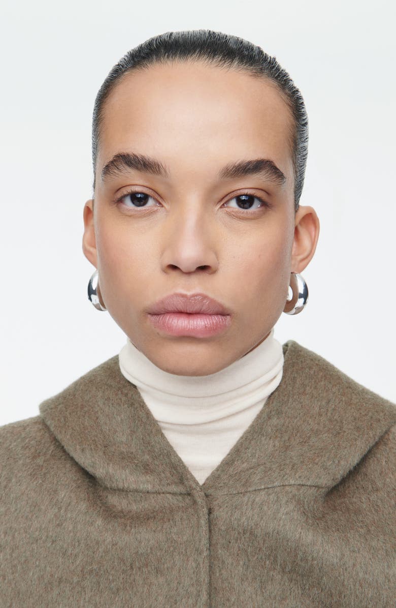 COS Wool Blend Abbreviated Hooded Jacket | Nordstromrack