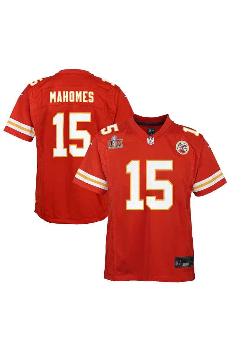 Nike Youth Nike Patrick Mahomes Red Kansas City Chiefs Super Bowl LIX ...