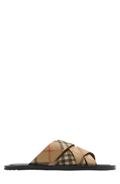 Burberry sandals mens bordeaux store