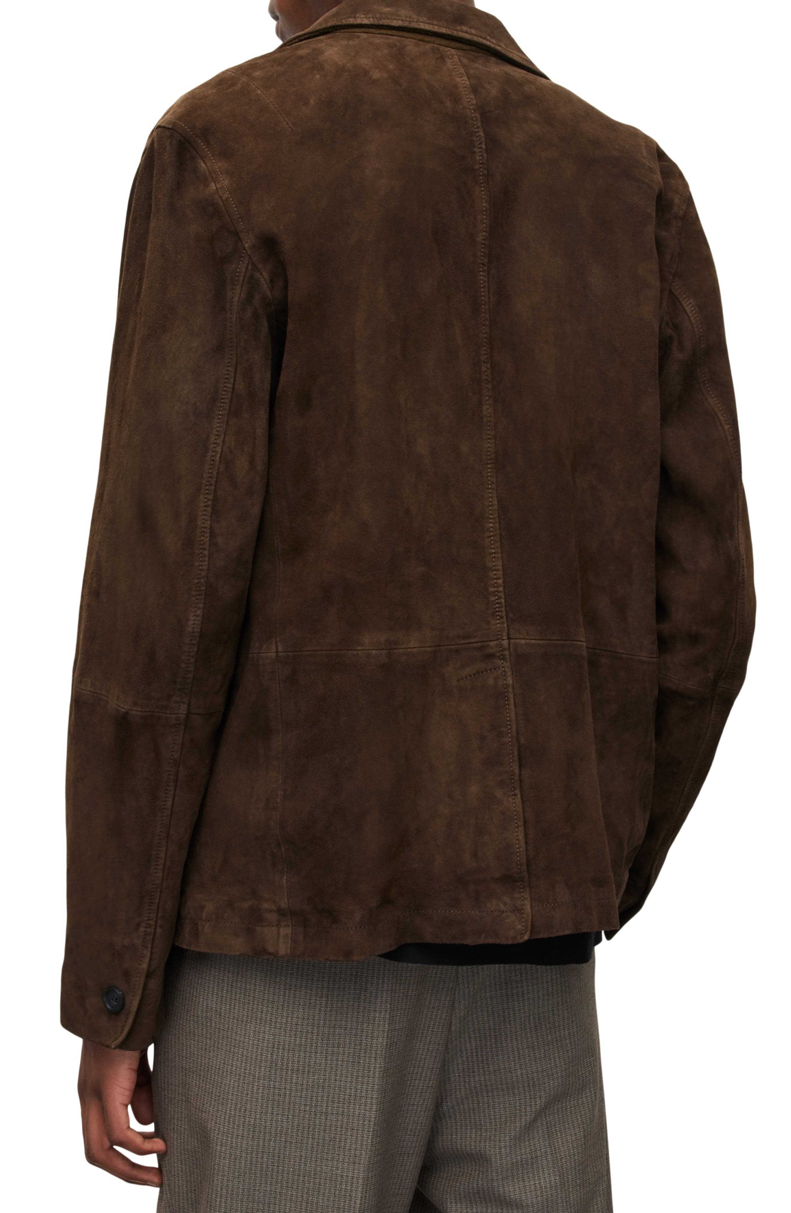 AllSaints Hoku Suede Blazer | Nordstromrack