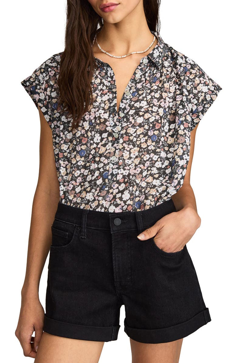 Lucky Brand Floral Cotton Popover Top | Nordstromrack