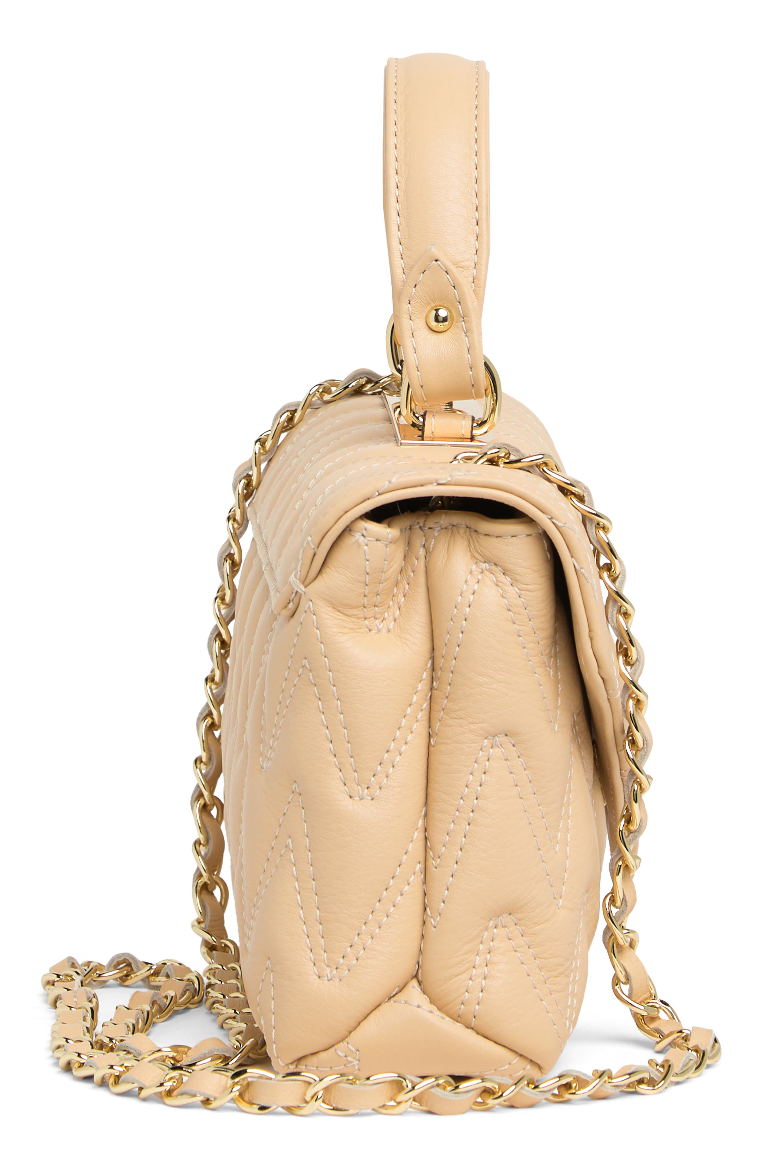 VALENTINO BY MARIO VALENTINO Lynn Logo Plate Quilted Crossbody Bag ...