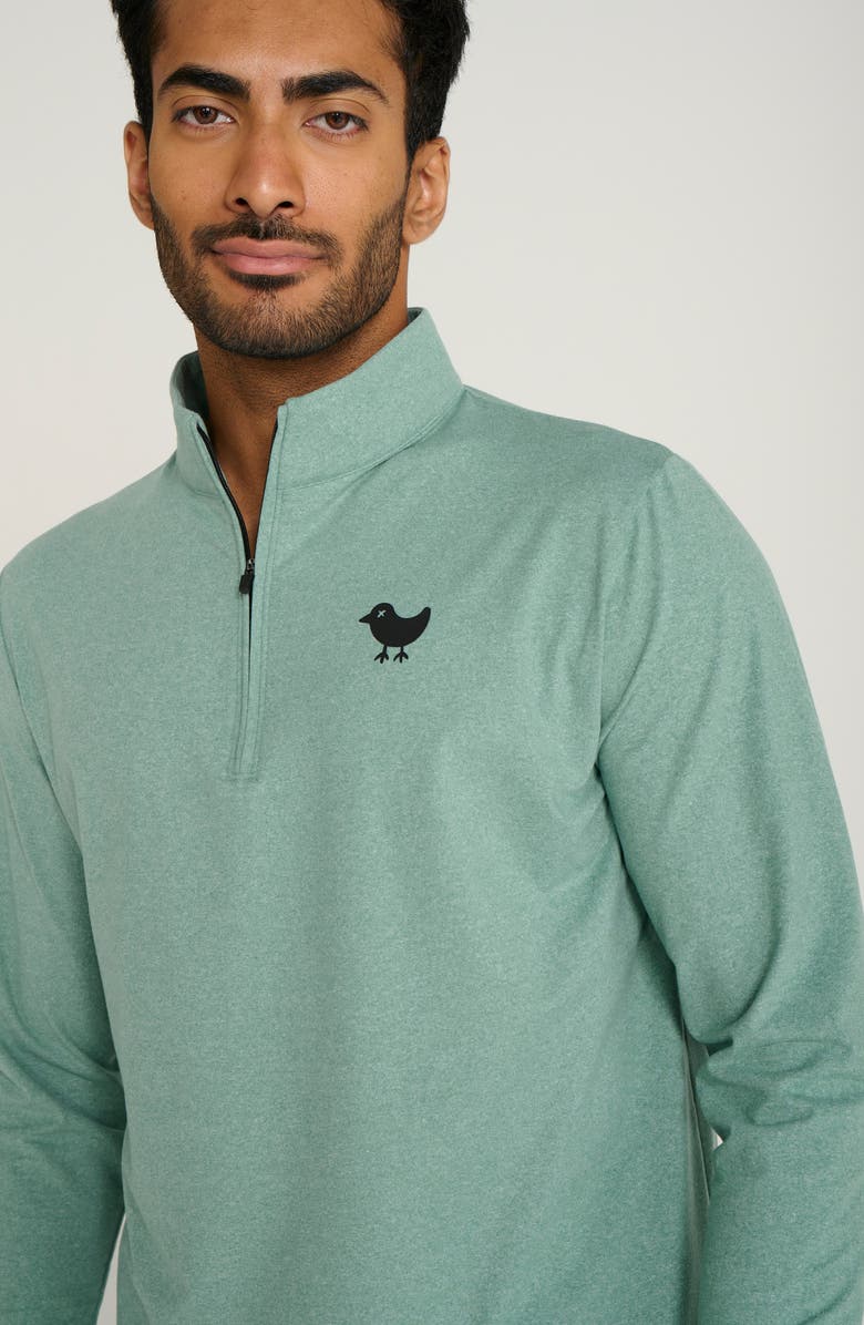 Bad Birdie Evergreen Quarter Zip Performance Golf Pullover | Nordstrom