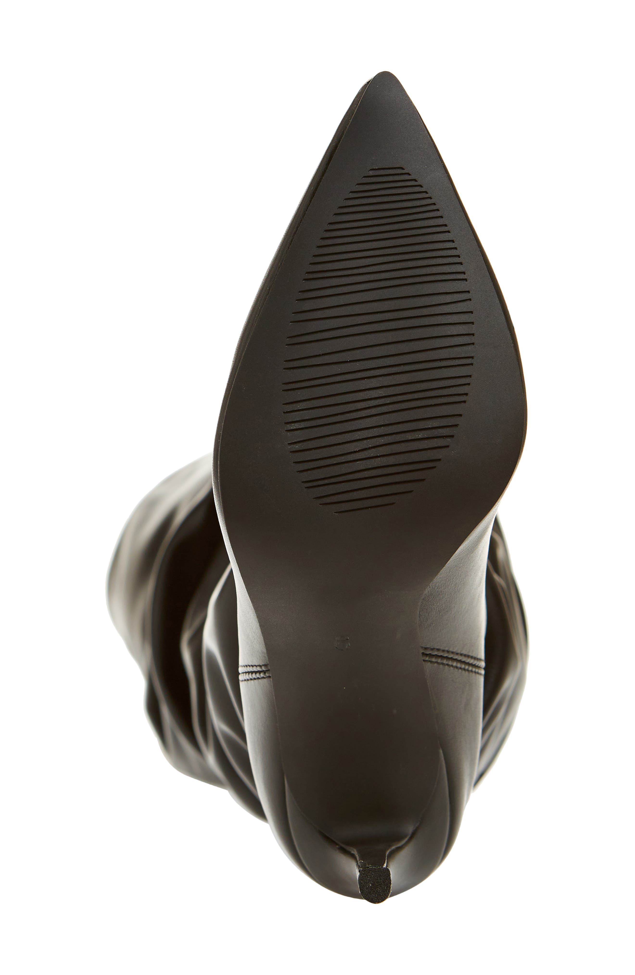 AZALEA WANG Torvi Slouch Pointed Toe Over the Knee Boot (Women ...