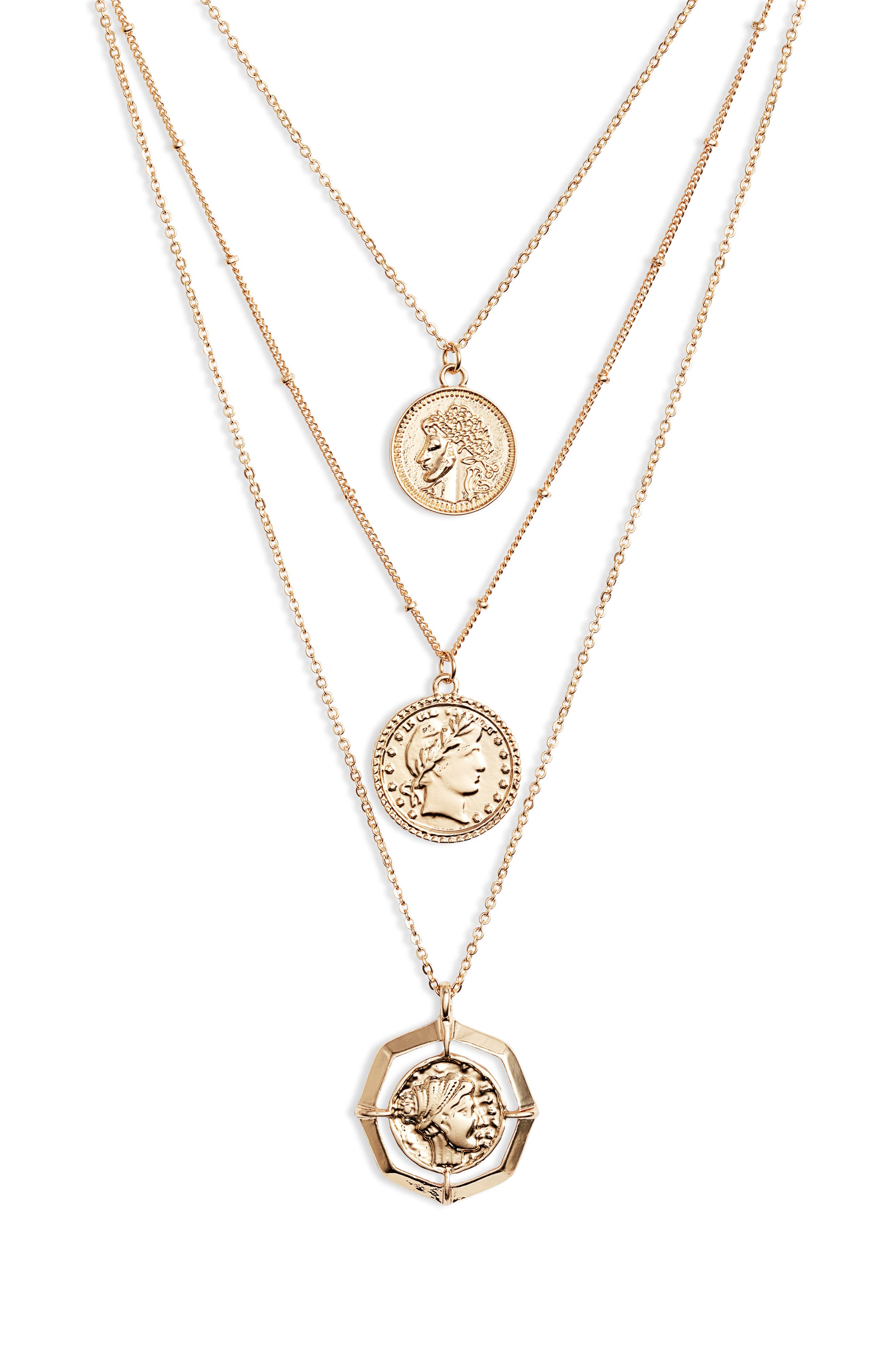 8 Other Reasons Ophelia Layered Coin Necklace | Nordstrom
