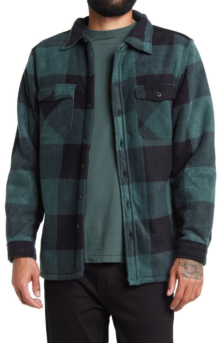 THREAD AND CLOTH Printed Polar Fleece Shirt | Nordstromrack