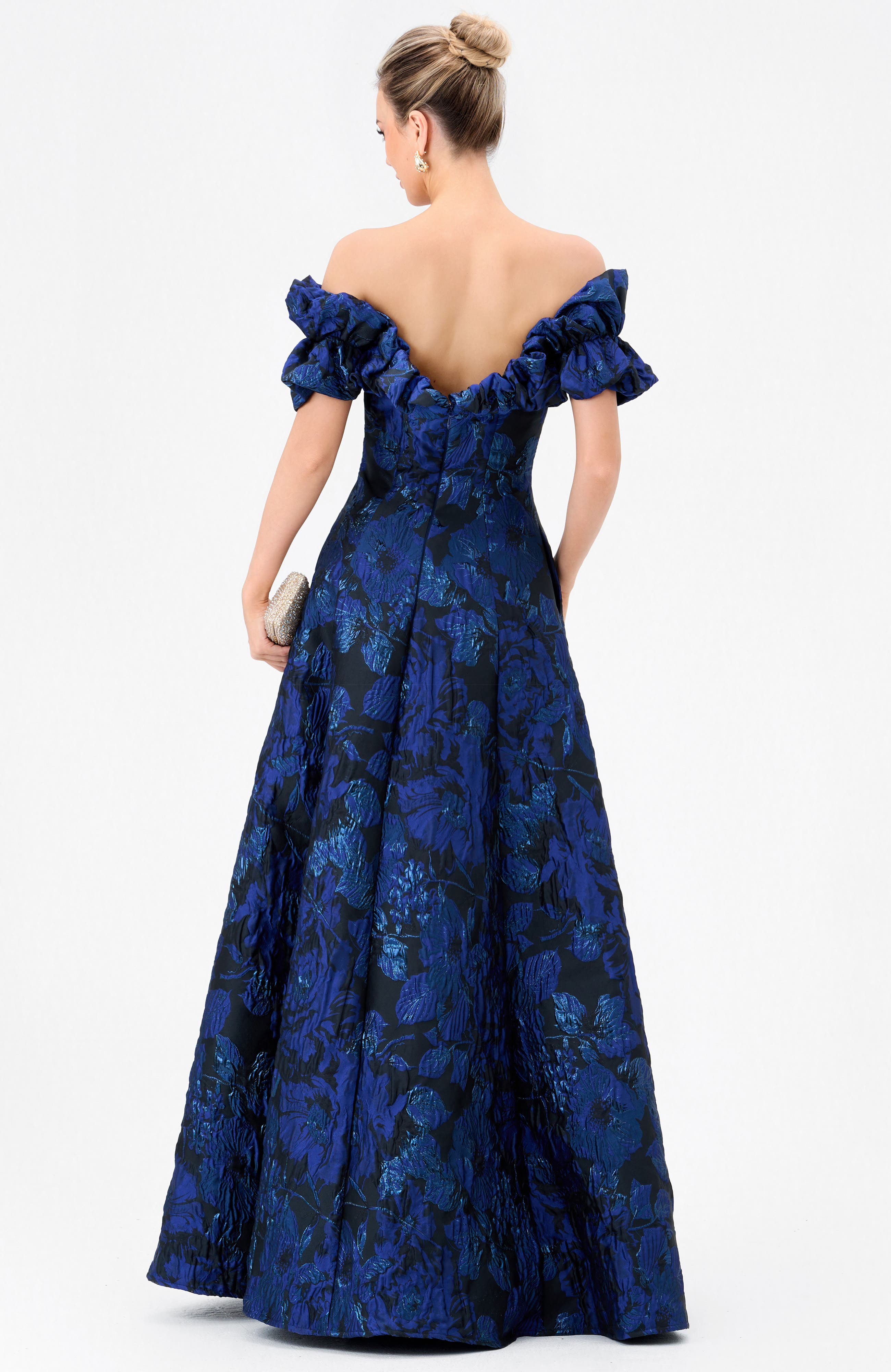Bariano Maliyah Off Shoulder Gown | Nordstrom