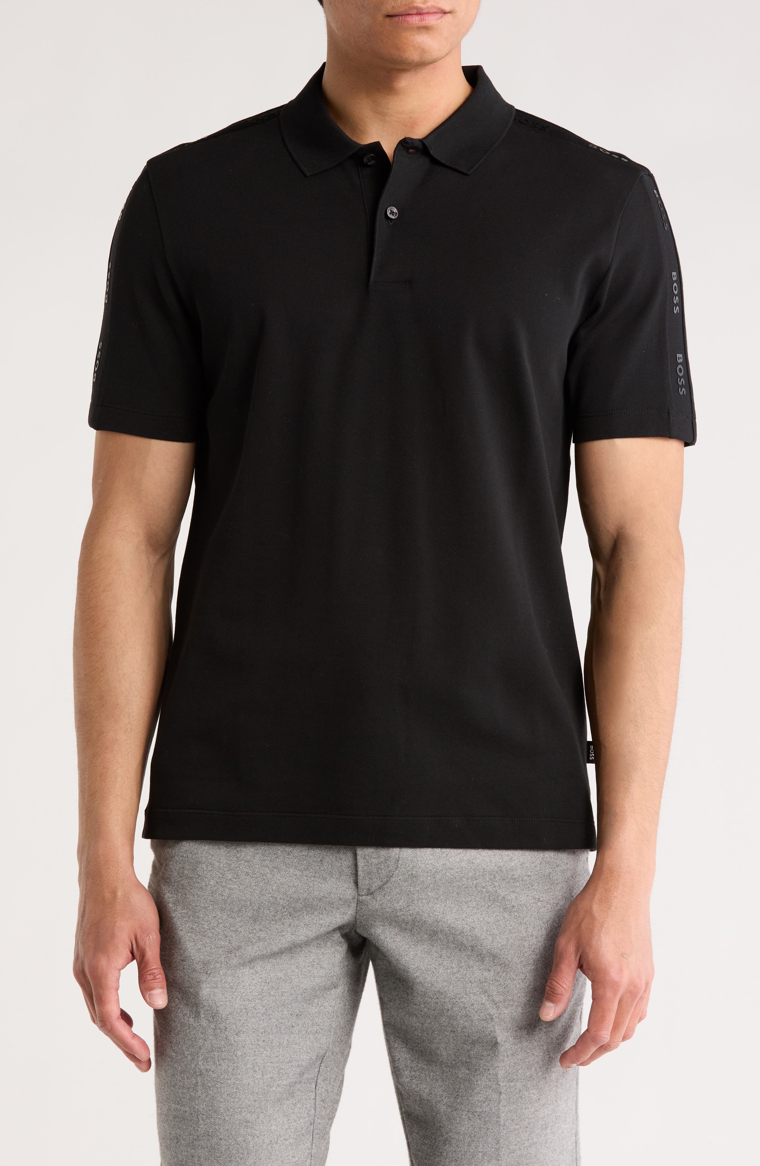 BOSS Parlay Logo Tape Polo | Nordstromrack