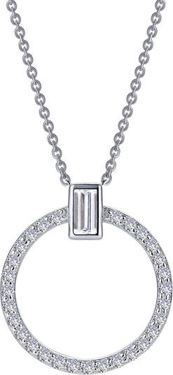 Lafonn Simulated Diamond Open Circle Pendant Necklace | Nordstromrack