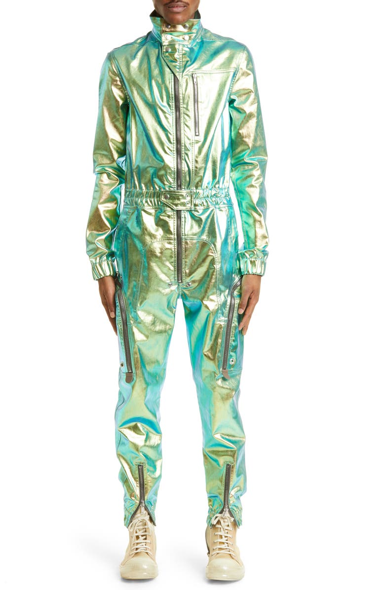 Rick Owens Bauhaus Iridescent Denim Flightsuit | Nordstrom