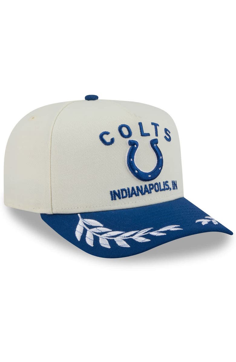 New Era Men's New Era Cream/Royal Indianapolis Colts 2025 NFL Draft A ...