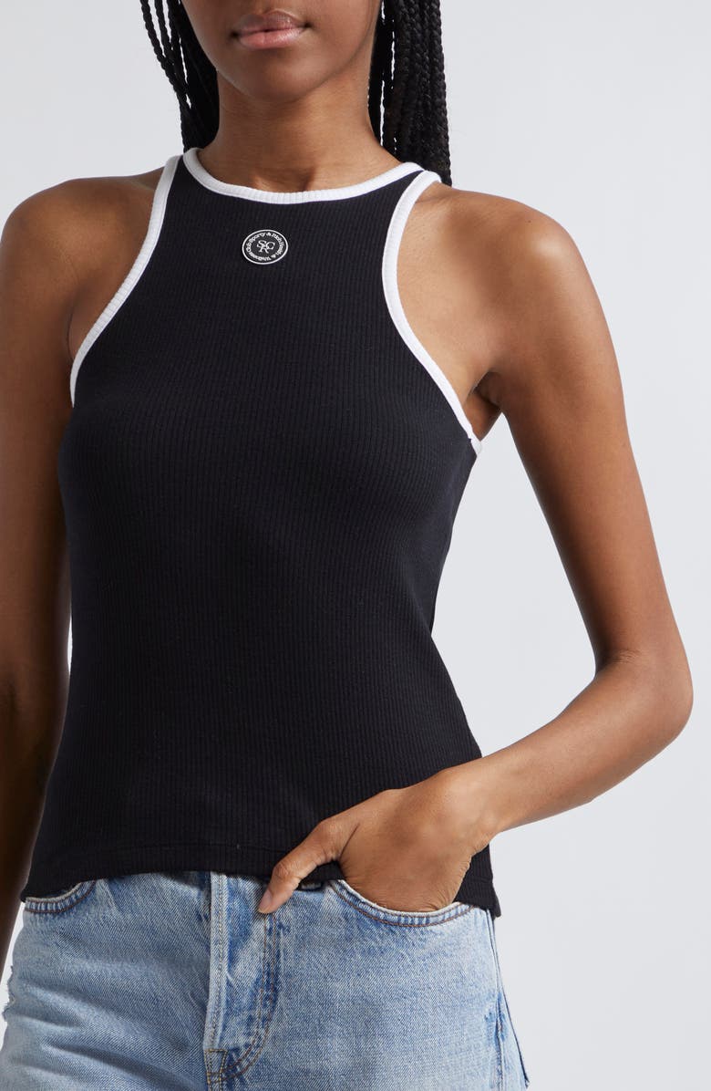 Sporty & Rich Tipped Rib Tank | Nordstromrack